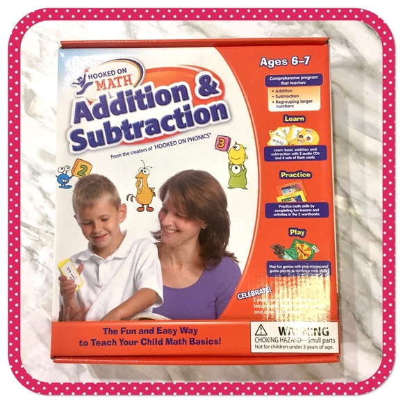 HOOKED ON PHONICS | Other | Hooked On Math Addition Subtraction For ...